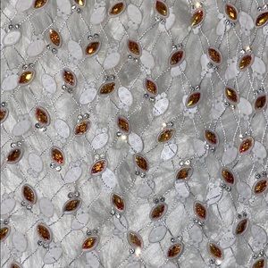 Dresses | Nwt Whitegold Stone Colored Embellished Dress | Poshmark